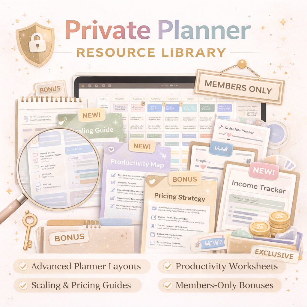 Private Planner Resource Library – Organize-Better